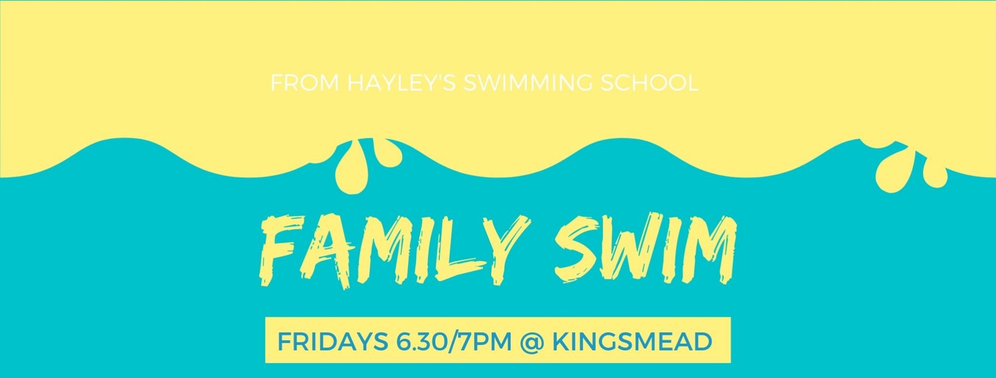 Family swimming sessions - Hayley's Swimming School
